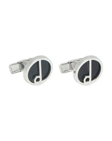 Dunhill Cufflinks And Tie Clips 925/1000 Silver - Black