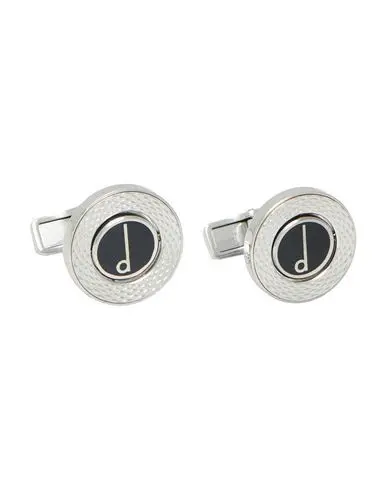 Dunhill Cufflinks And Tie Clips 925/1000 Silver - Black