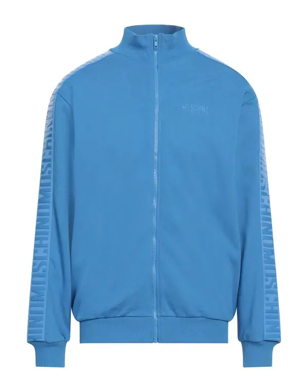 Moschino Sweatshirt Size Cotton, Elastane - Blue