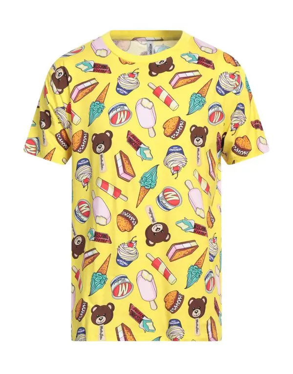 Moschino T-shirt Size Cotton, Elastane - Yellow