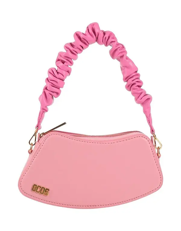 Gcds Leather Baguette Bag - Magenta