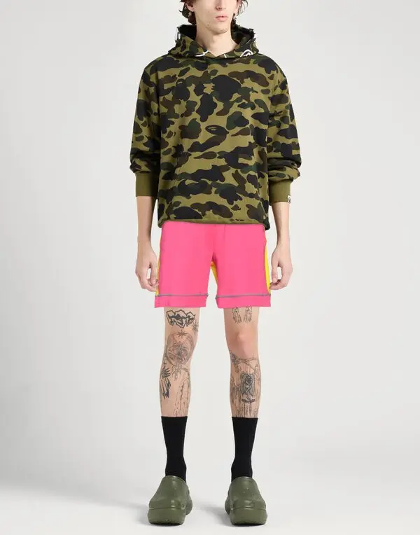 Moschino High Waisted Relaxed Fit Shorts - Pink