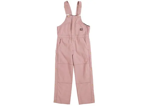 Supreme Dickies Flannel Lined Overall - Pink