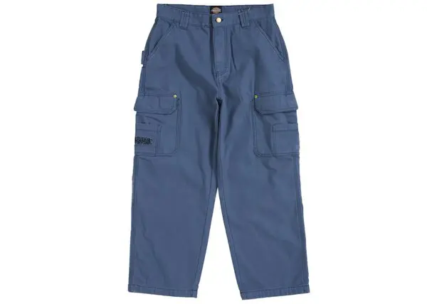 Supreme Flannel Lined Cargo Pant - Blue
