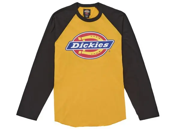 Supreme Dickies Raglan Long Sleeve Top - Black