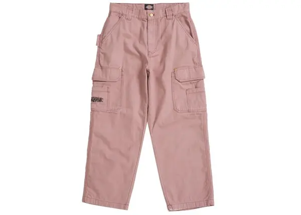 Supreme Dickies Flannel Lined Cargo Pant By - Pink