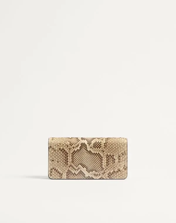 Valentino Garavani Vlogo Signature Python Chain Wallet