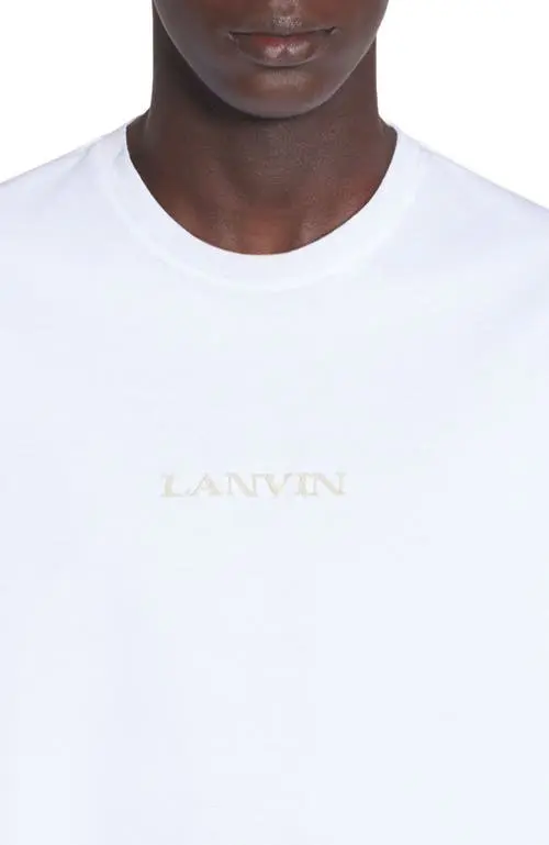 LANVIN Embroidered T-shirt