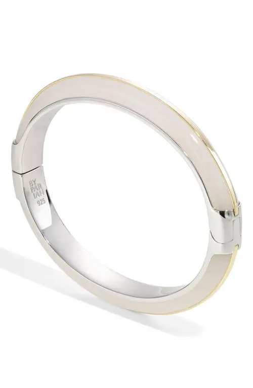 BY PARIAH Essential Stacking Bangle - White Jasper