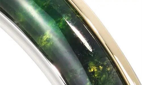 BY PARIAH Essentials Stacking Bangle - Moss Agate