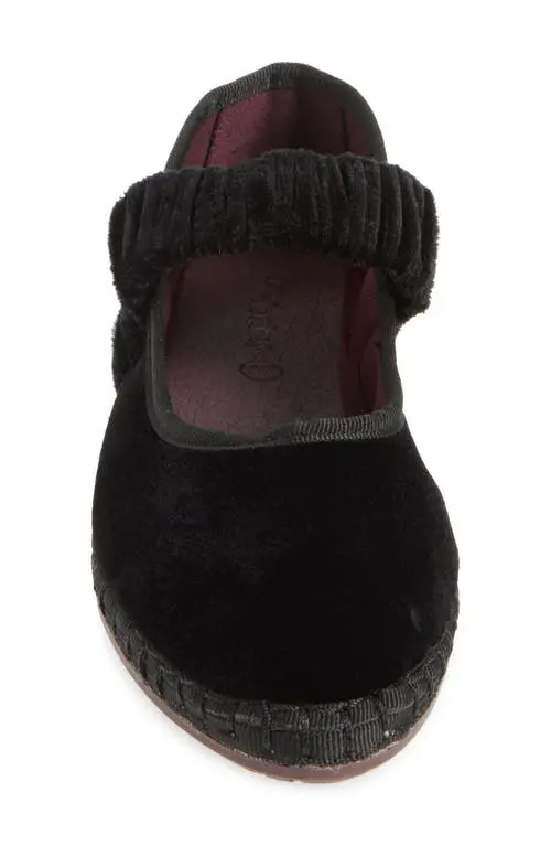FLABELUS Mafalda Mary Jane Flat - Black