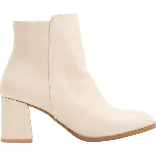 FOREVER & ALWAYS SHOES Nadine Ankle Boots - Beige