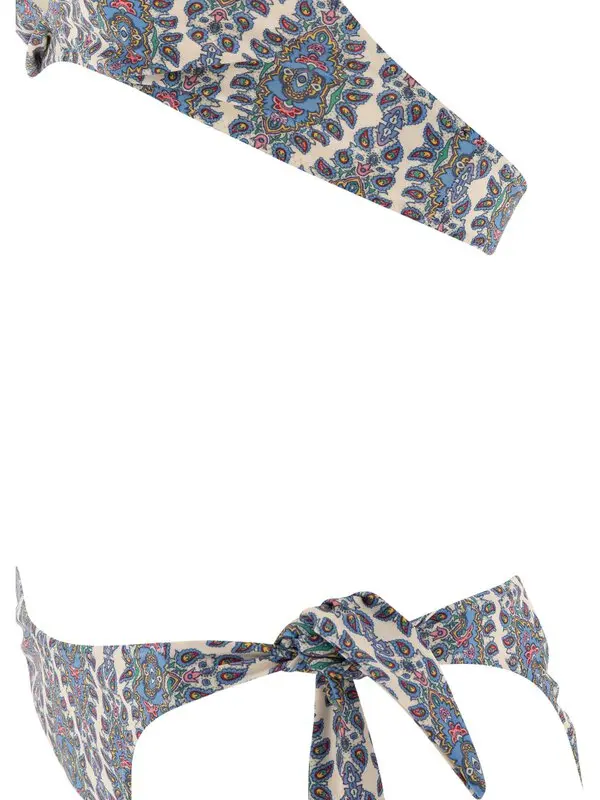 Etro Paisley Print Triangle Bikini