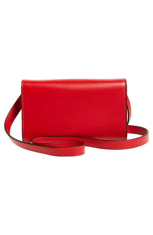 Marni Trunkaroo Leather Shoulder Bag - Very/ Red