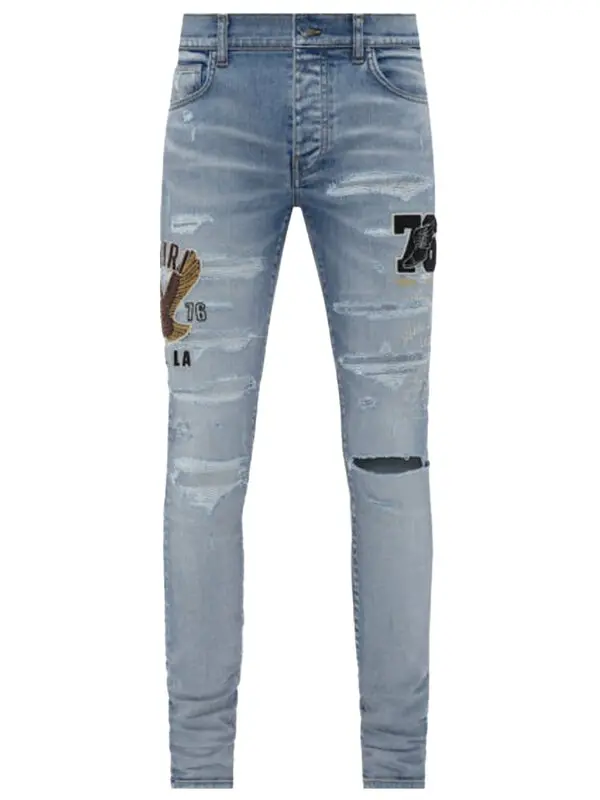 Amiri Jeans In Light Blue 32% Off Editorialist - Main Image