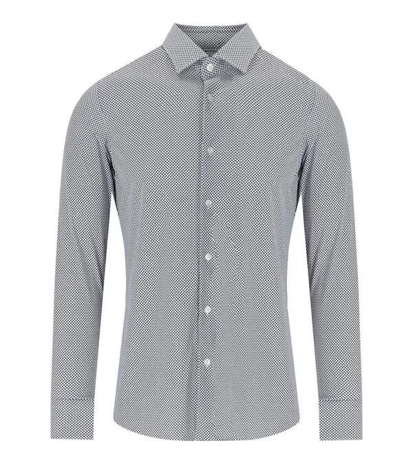 ARCHIVIUM Patterned White And Shirt - Blue