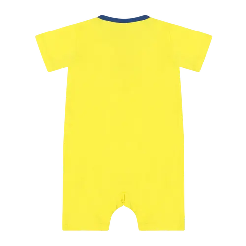MIXED UP CLOTHING Suave Shorts Romper - Blazing Yellow