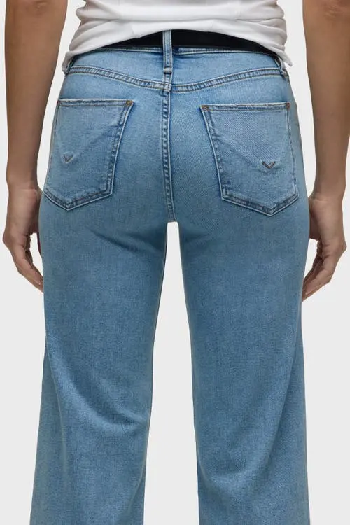 Hudson Jeans Rosie High-rise Wide Leg Ankle Jean - Oak