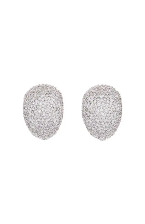 LANVIN Haute Séquence Rhinestone Earrings - Silver/crystal