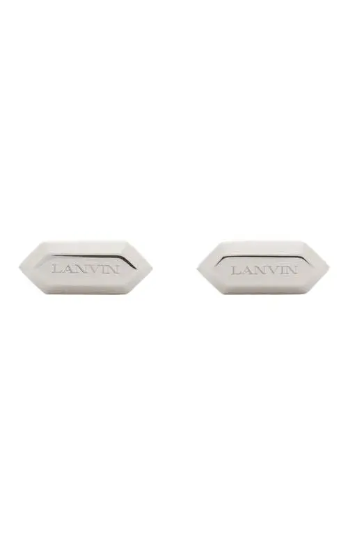 LANVIN Label Cufflinks - Silver