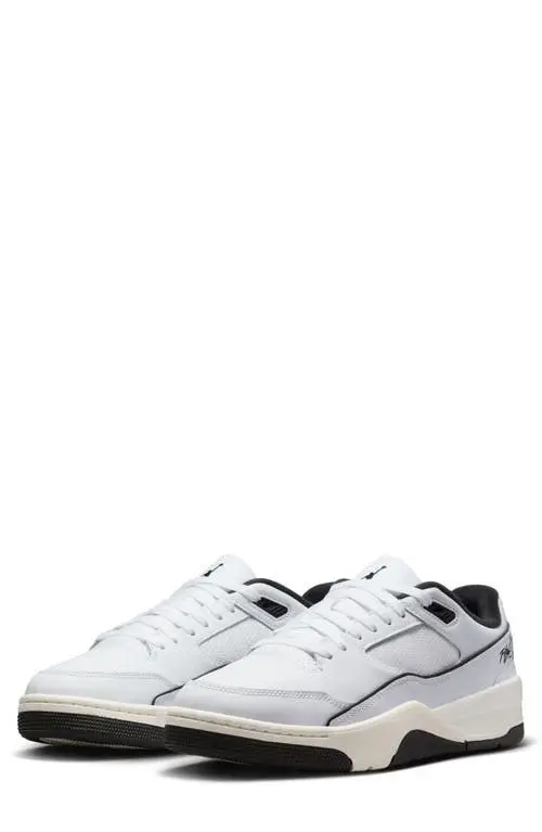 JORDAN Flight Court Sneaker - White/ Black/ Sail