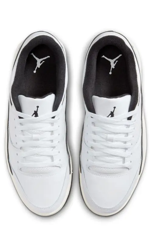 JORDAN Flight Court Sneaker - White/ Black/ Sail
