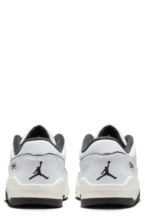 JORDAN Flight Court Sneaker - White/ Black/ Sail
