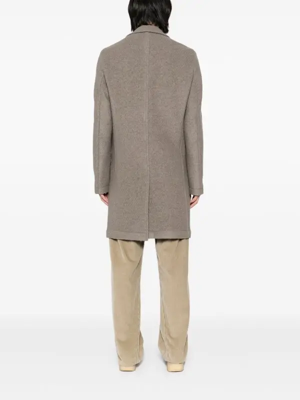 BOSS Single-breasted Tailored Coat - Neutrals