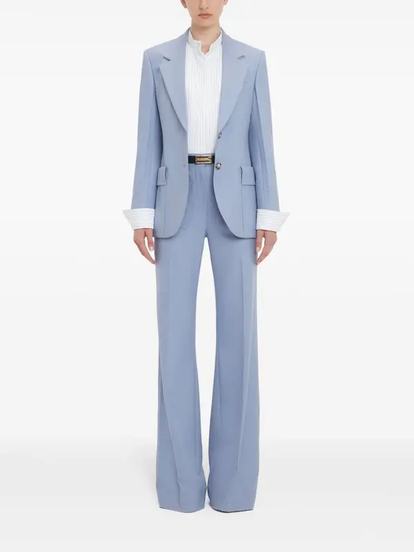 Victoria Beckham Single-breasted Blazer - Blue