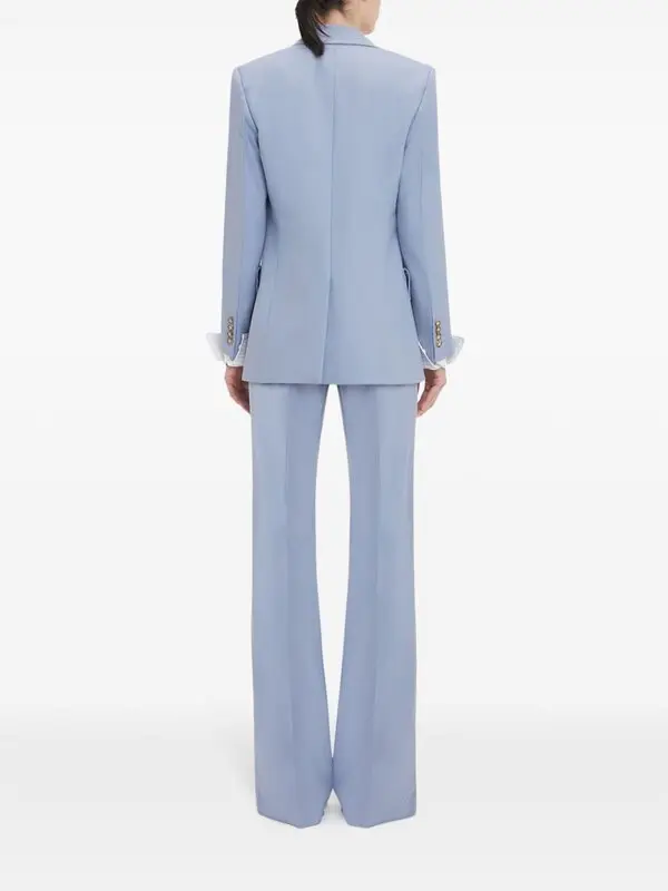 Victoria Beckham Single-breasted Blazer - Blue