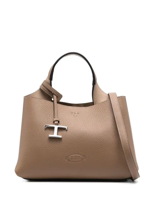 TOD'S Leather Tote Bag - Brown