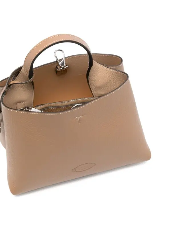 TOD'S Leather Tote Bag - Brown