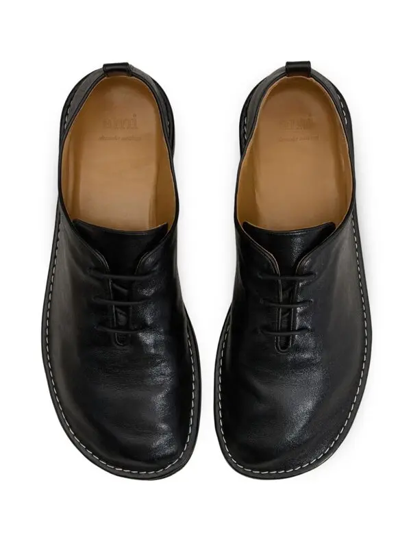 Ami Midi One Cut Shoes - Black
