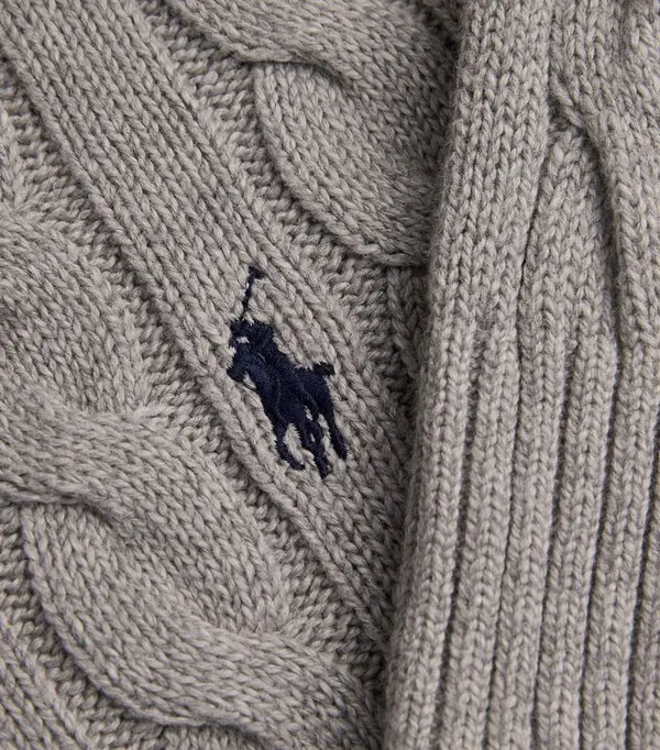 Polo Ralph Lauren Cable-knit Polo Logo Sweater