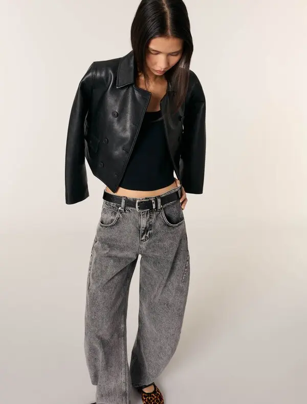 Maje Cotton Balloon Jeans