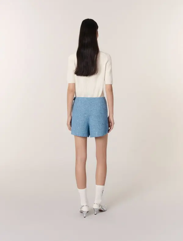 Maje Tweed Skort