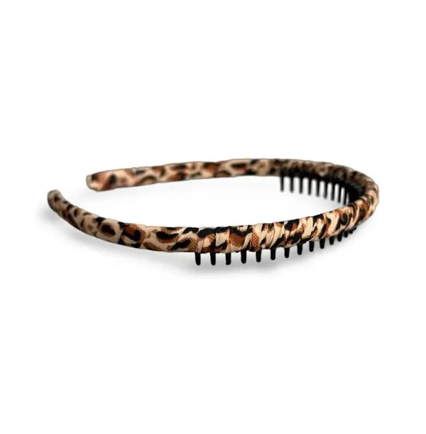 HEADBANDS OF HOPE Cheetah Printed Headband - Gold