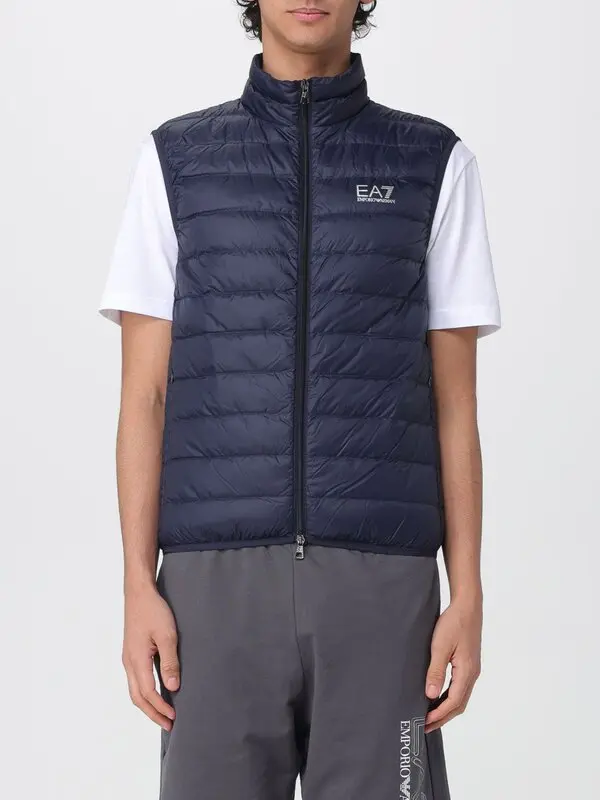 EA7 Padded Quilted Vest - Blue