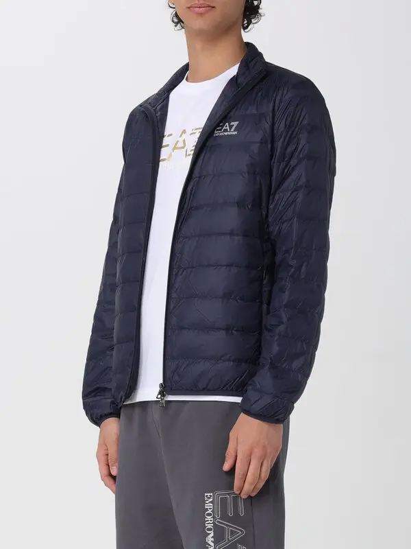EA7 Quilted Jacket - Blue 1