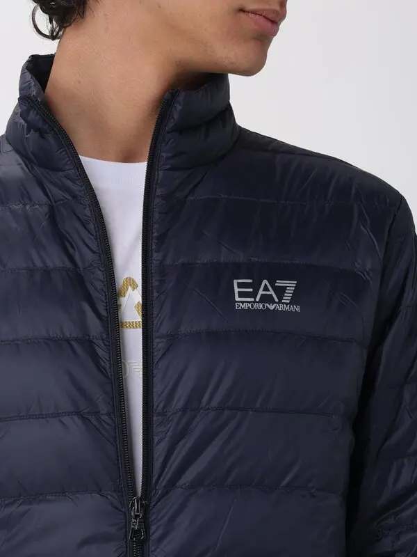 EA7 Quilted Jacket - Blue 1