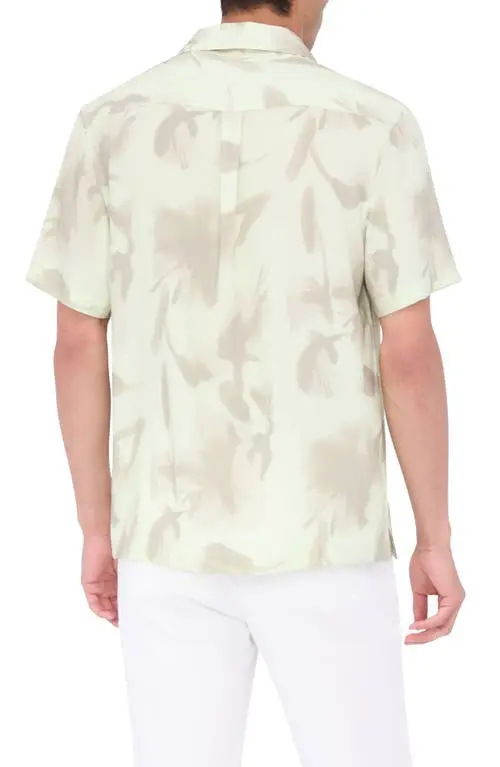 Bugatchi Jackson Abstract Print Camp Shirt