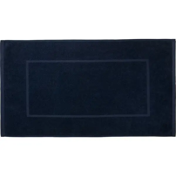 SFERRA Canedo Nuovo Combed Cotton Tub Mat - Navy