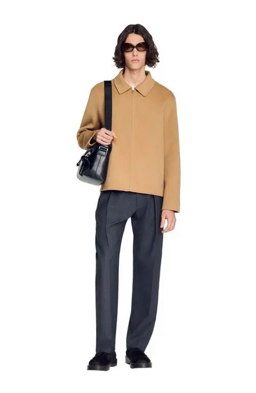 Sandro Double-faced Wool Jacket