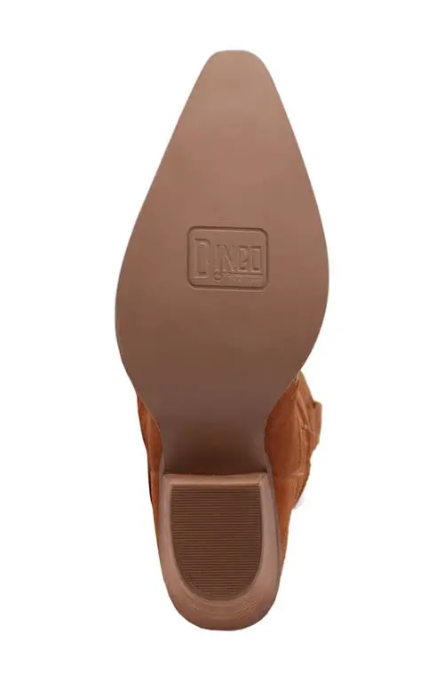 DINGO Super Star Knee High Western Boot - Camel