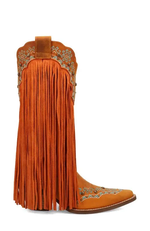 DINGO Tequila Sunrise Western Boot - Rust