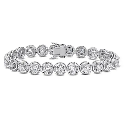 JULIANNA B. 4 4/5ct. T.w. Lab-grown Diamond 14k Tennis Bracelet - White Gold