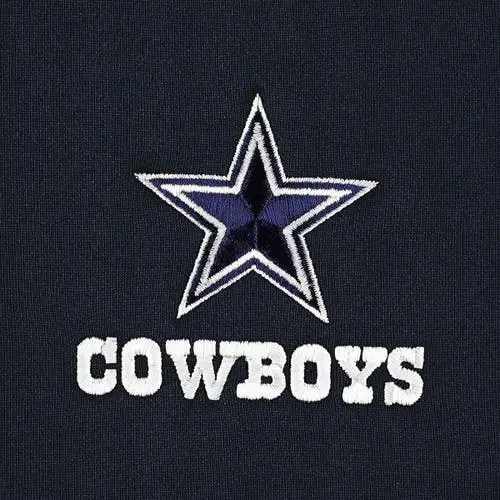 DUNBROOKE Dallas Cowboys All-star Tech Quarter-zip Top - Navy
