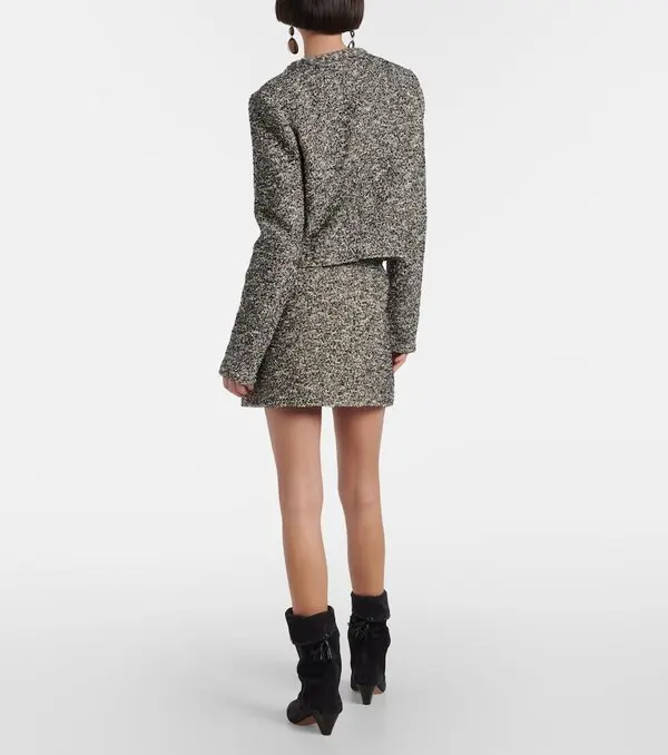 Isabel Marant Étoile Gwendoline Cropped Tweed Blazer