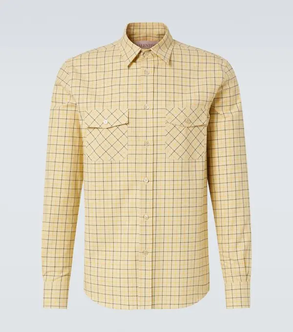 Valentino Garavani Checked Cotton Shirt