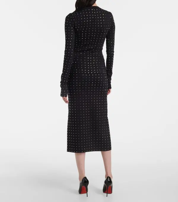 Sportmax Negus Crystal-embellished Top - Black
